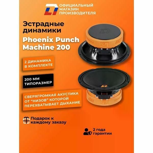 Автомобильные колонки DL Audio Phoenix Punch Machine 200