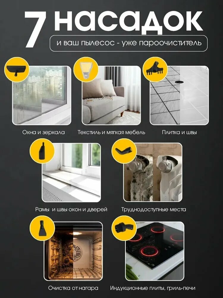 Моющий пылесос, паровой, 1700Вт, аквафильтр, контейнер, белый — фото 1