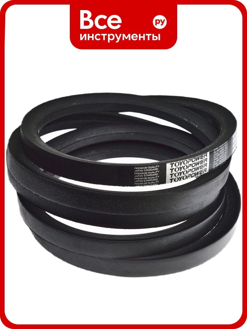 Ремень TOYOPOWER Lp SPC-3150 клиновой, маслостойкий, из каучука с полиэстеровым кордом, статическая проводимость