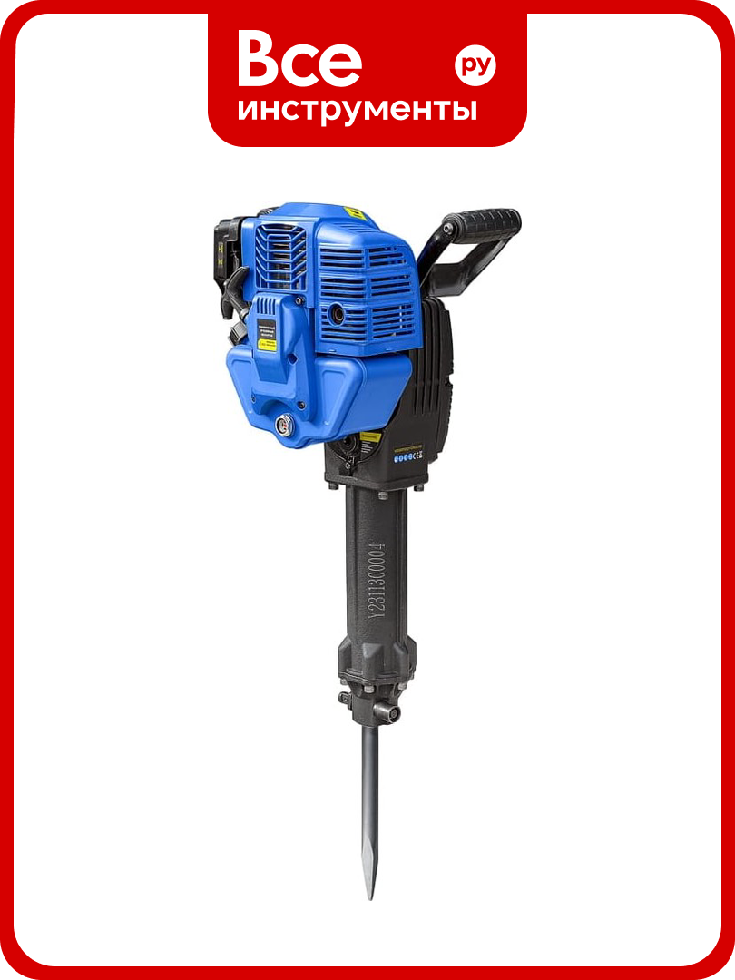 Бензиновый отбойный молоток ТСС TSS-GJH95 207000, 2.31 л, двухтактный двигатель, регулируемая частота ударов