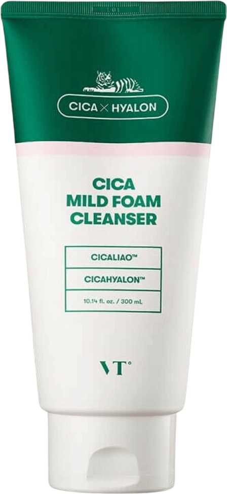 VT Cosmetics Нежная очищающая пенка для чувствительной кожи с центеллой Cica Mild Foam Cleanser 50ml