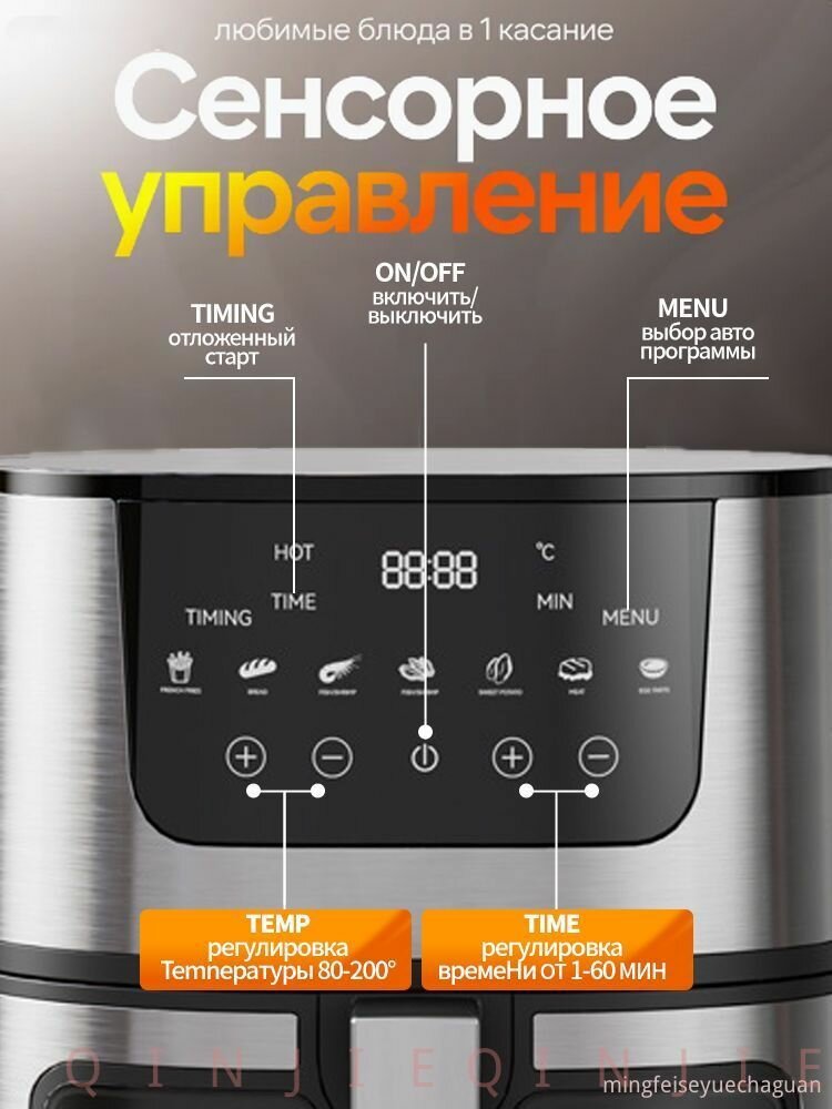 День России----Домашняя аэрофритюрница / Большой объём — подходит для всей семьи — фото 1