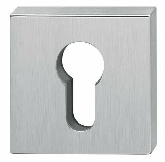 Накладка под цилиндр на квадратном основании COLOMBO MM13-CM матовый хром