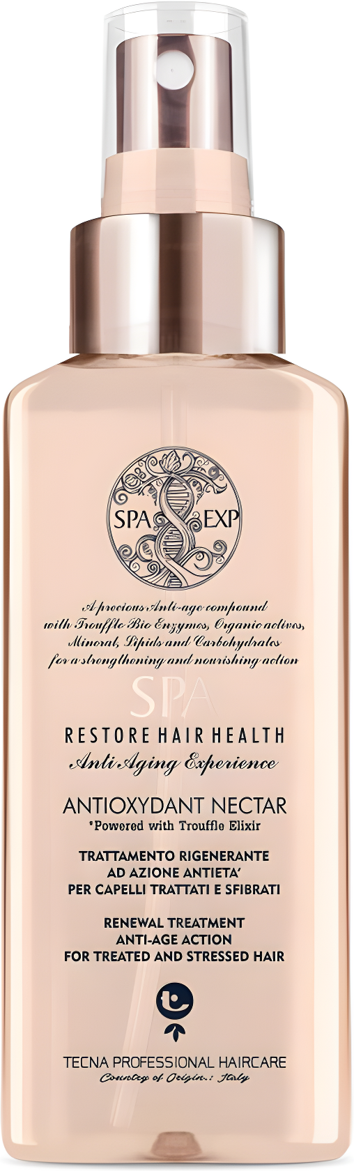 Tecna Professional Hair Care Спрей для восстановления структуры волос Spa Spa Bio Antioxydant Nectar 75+50ml