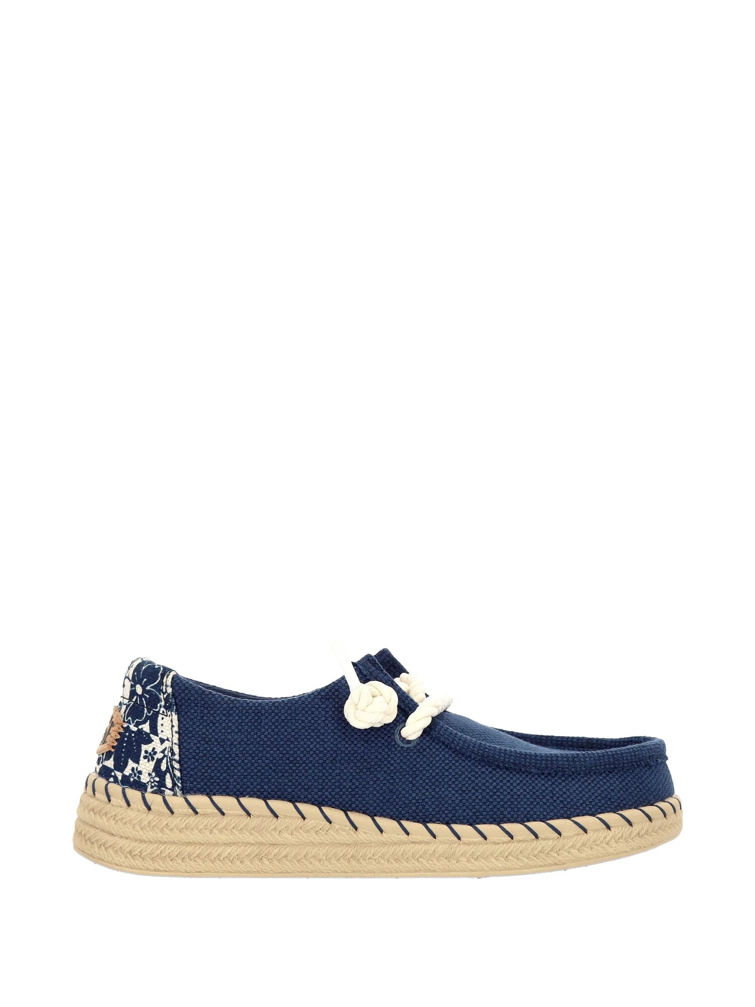 Лоферы Wendy floral-print rope-lace loafers