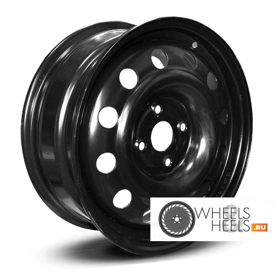 Диск автомобильный стальной ТЗСК 15_Hyundai_Kia 15x6 4x100 et48 dia54.1 Черный