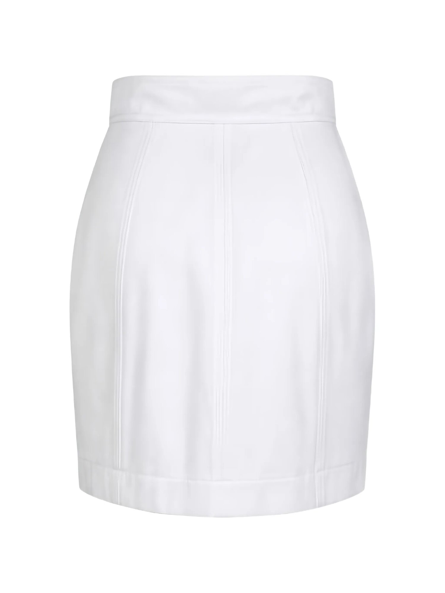 Юбка Elisabetta Franchi Button-up mini cargo skirt, размер 40, бежевый/белый — фото 1