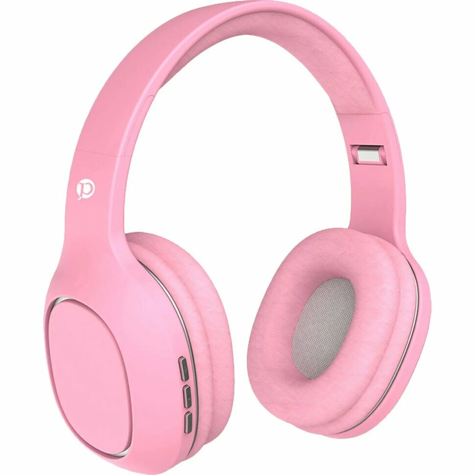 Наушники Pero BH04 Pink, bluetooth, полноразмерные, 2487788