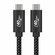 Кабель USB-C — USB-C, 40 Гбит/с, USB4, Thunderbolt 4, 0.5m