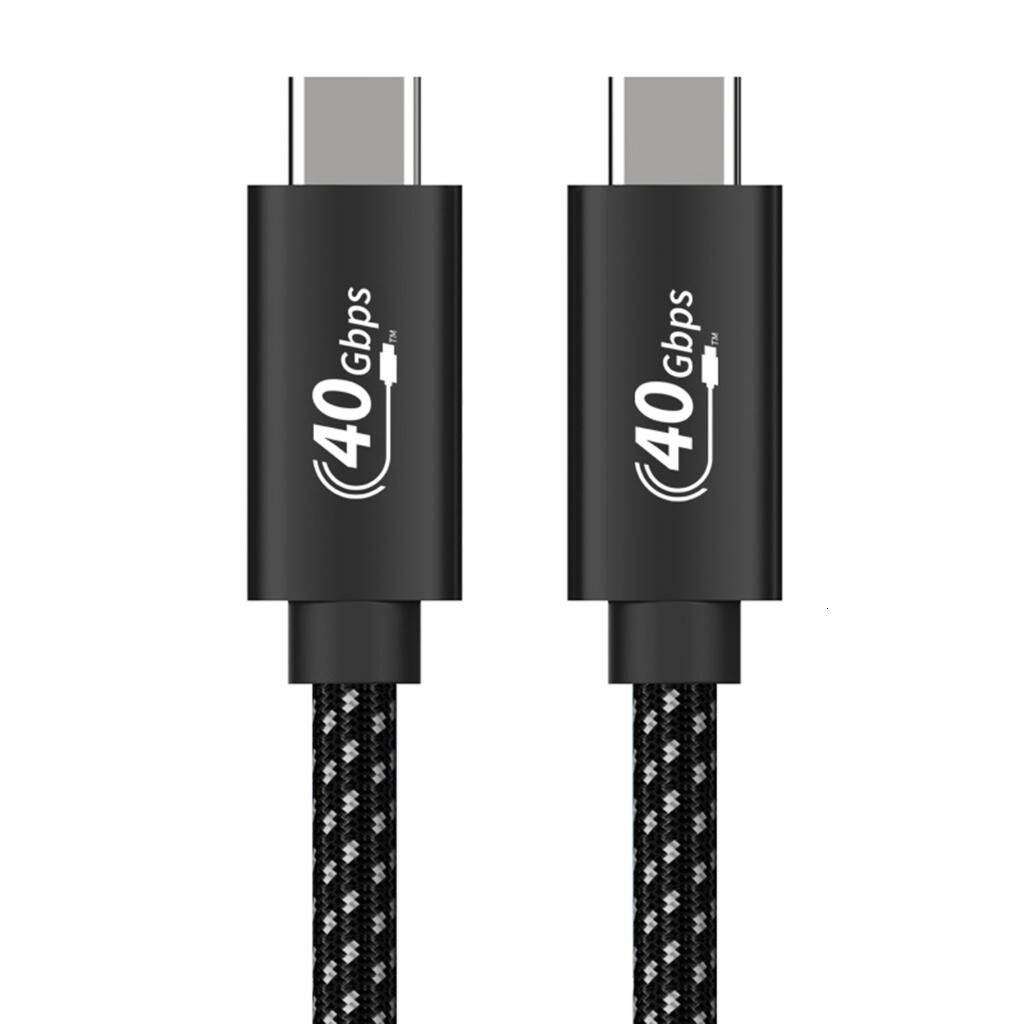 Кабель USB-C — USB-C, 40 Гбит/с, USB4, Thunderbolt 4, 0.5m