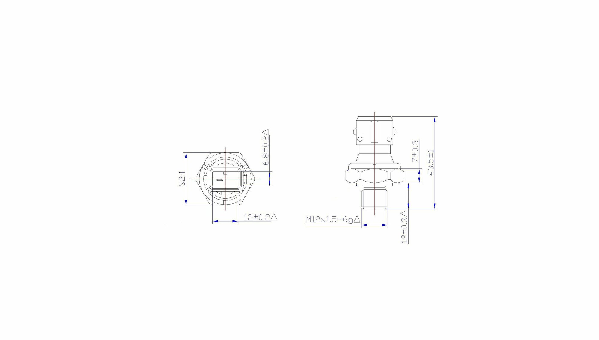 Датчик давления масла Honda Accord VI 99-, BMW 5 (E34, E39, E60) 89-, Opel Omega B 94-
