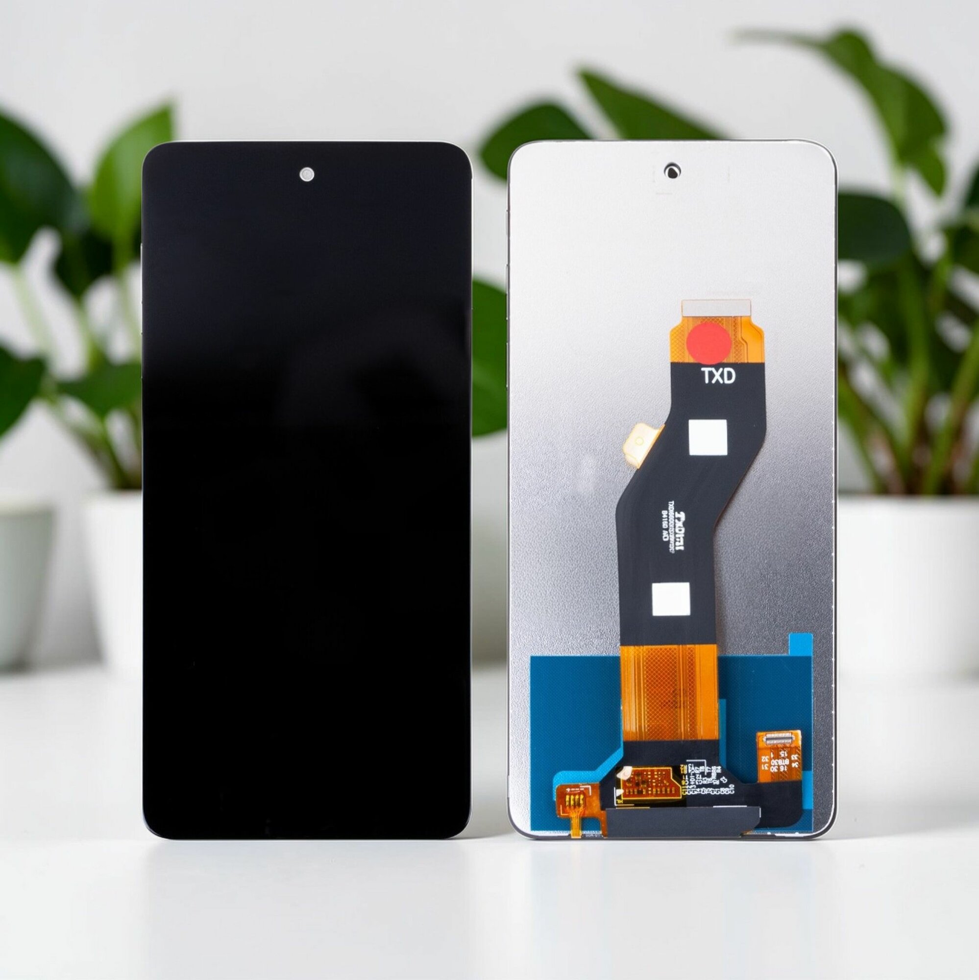 Дисплей для Tecno Spark 20C (BG7n) в сборе с тачскрином Черный - Original