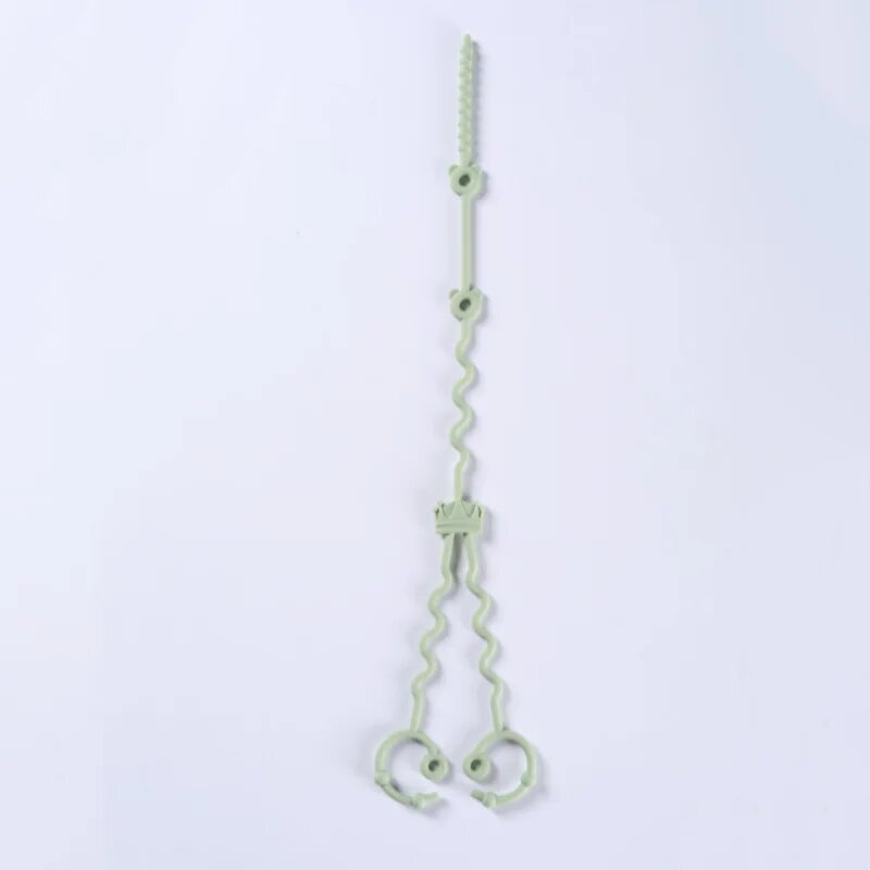 Силиконовая цепочка-держатель для соски Green AW6