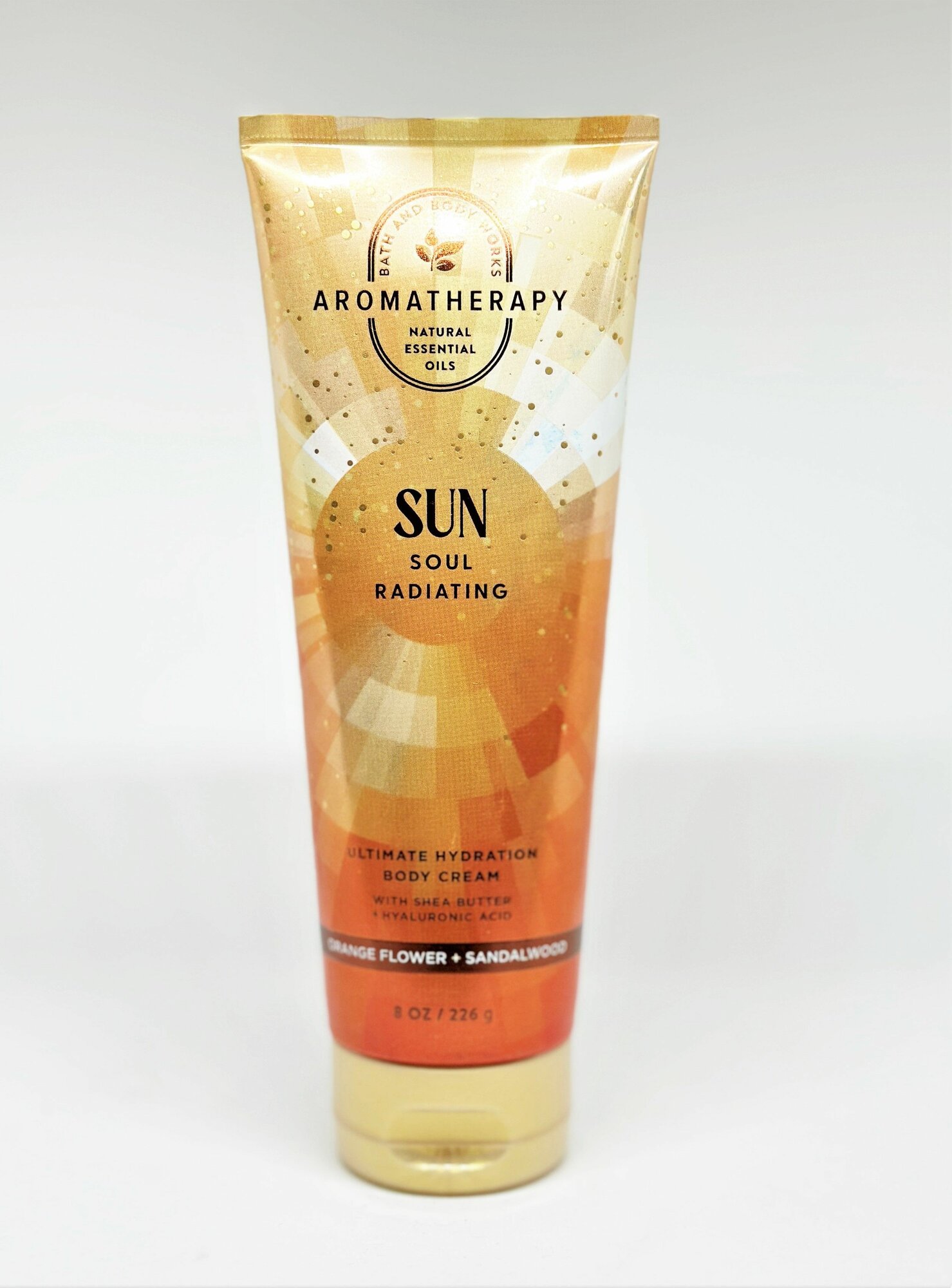 Bath and Body Works увлажняющий крем для тела ароматерапия Aromatherapy SUN Soul Radiating (226гр)