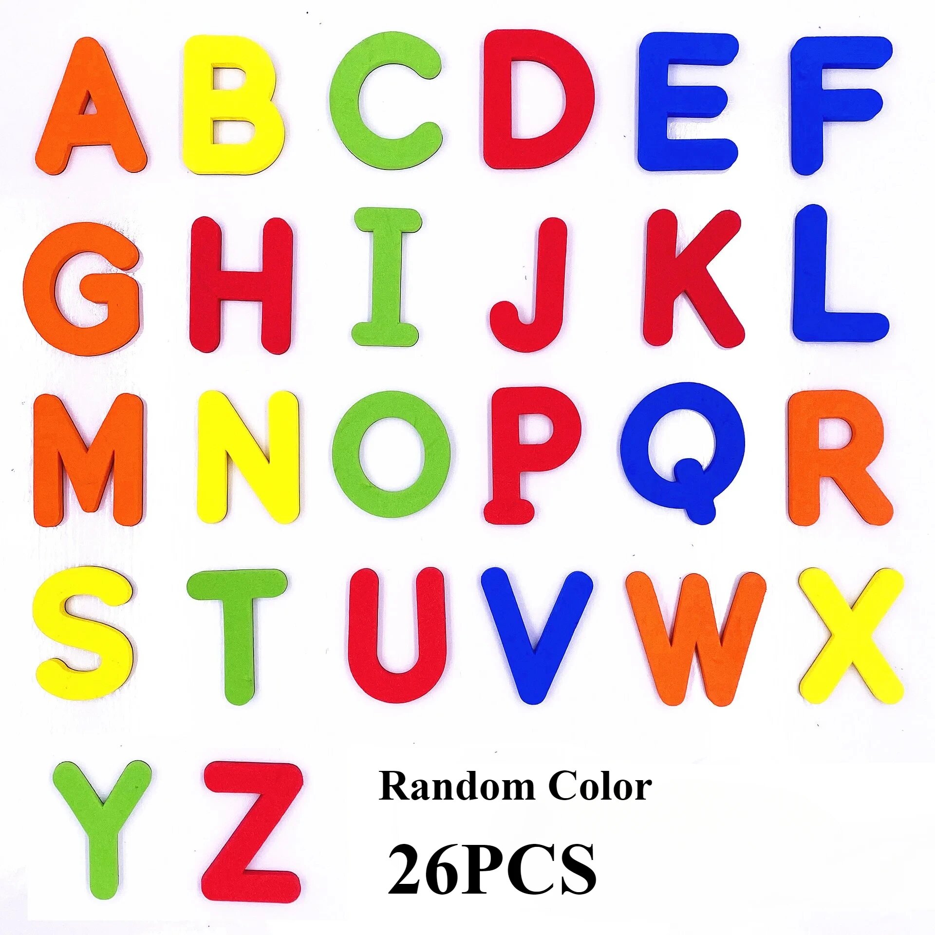 Магнитные буквы и цифры ABC 123 для детей Random Color-1