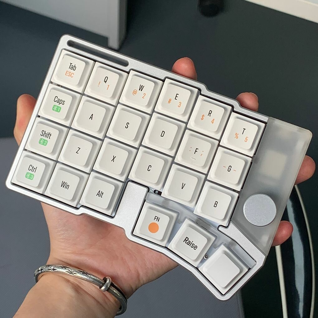 Беспроводная Двухрежимная Клавиатура Cornix Split Keyboard С Возможностью Горячей Замены Флакона