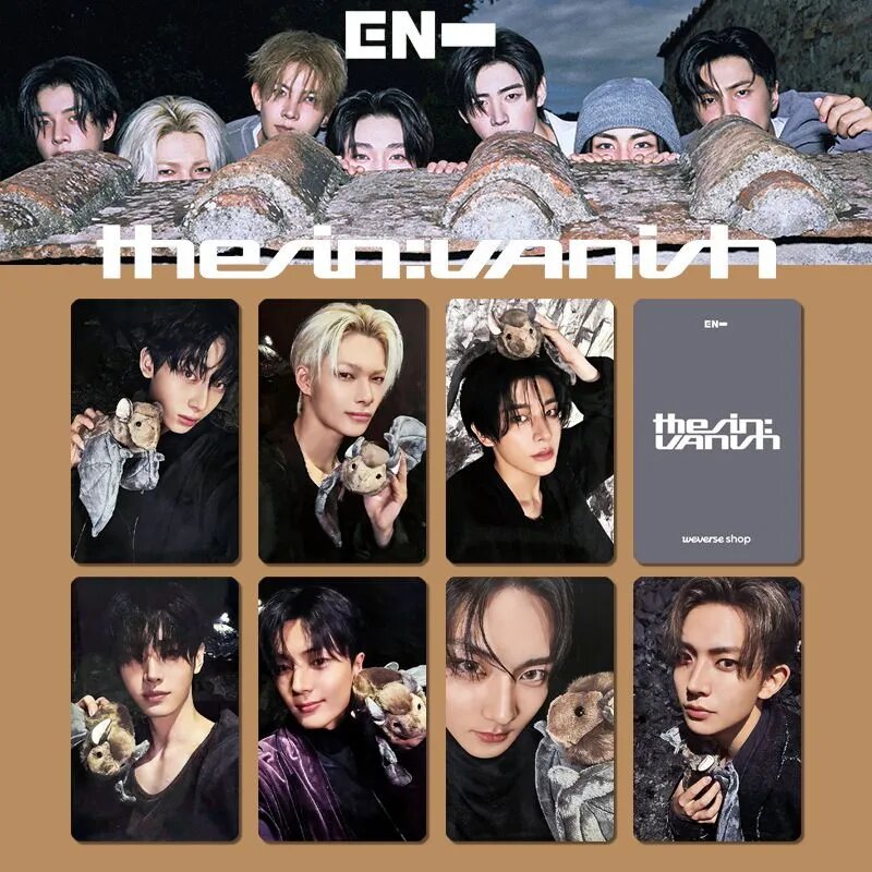 Enhypen Карточкиk-pop карточки коллекционные Фотокарточки 54 * 86 мм 7 шт