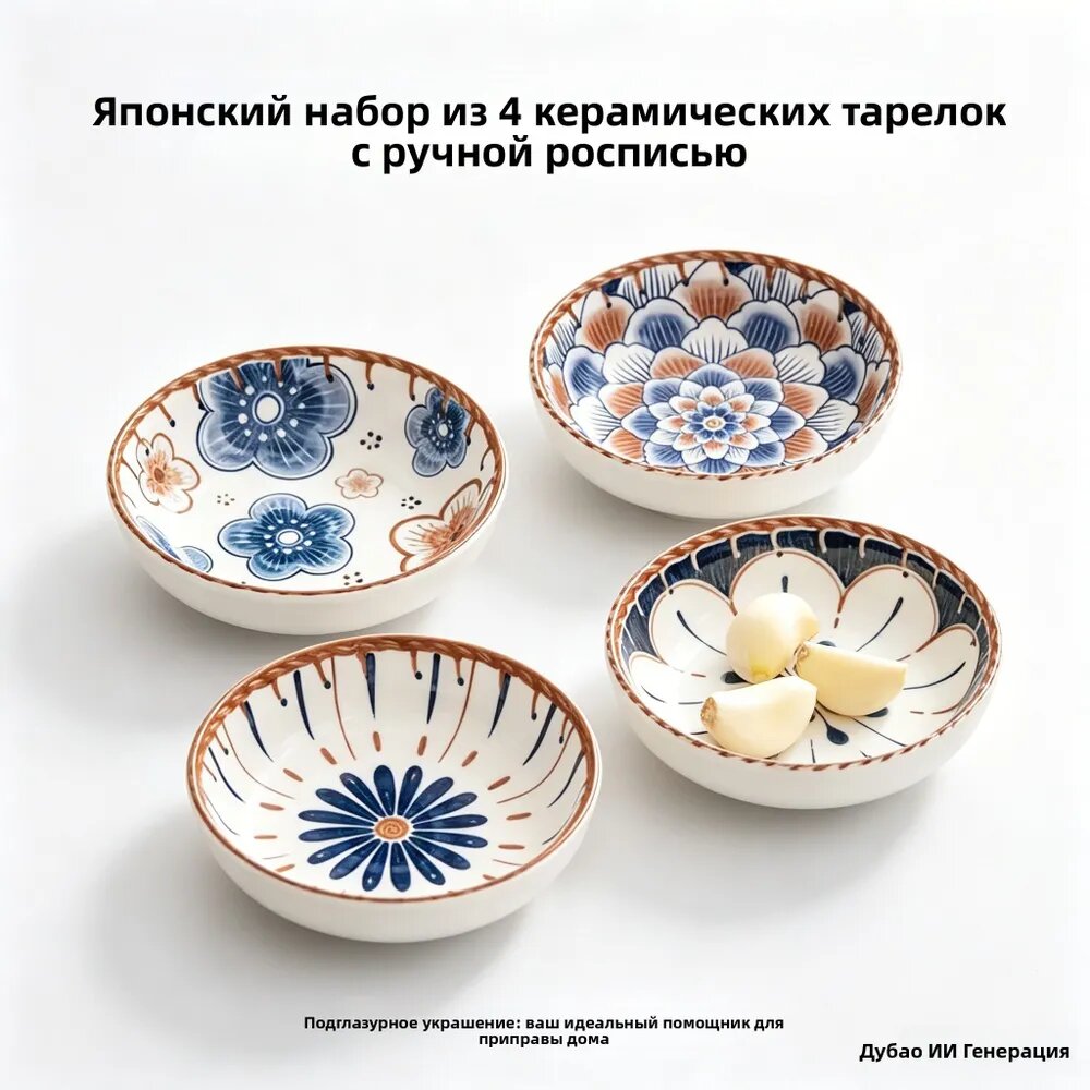 Креманка, диаметр 9.5 см, 4 шт