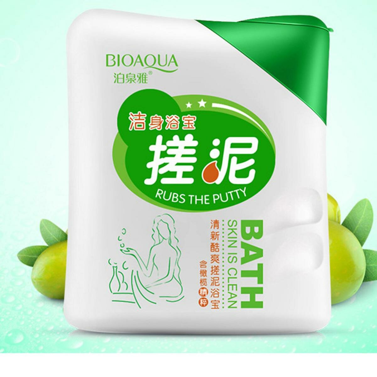 BIOAQUA Оливковый Глубоко Очищающий Гель Для Душа Тело Очищает