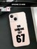 Чехол на Apple iPhone 13 mini / Айфон 13 мини с принтом Напись: Кто-то сказал 67...