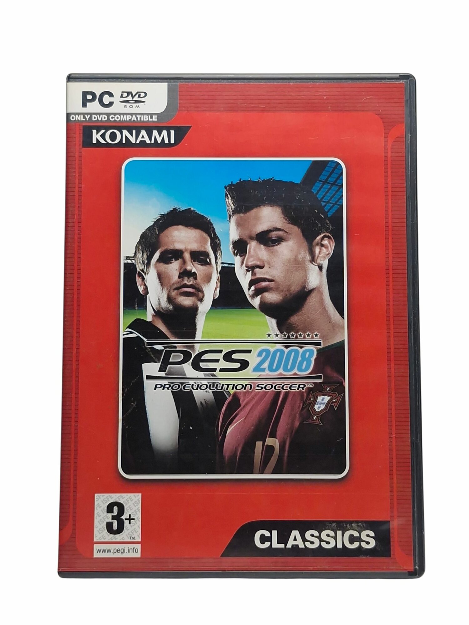 Игра для компьютера: Pro Evolution Soccer 2008 pc диск лицензия