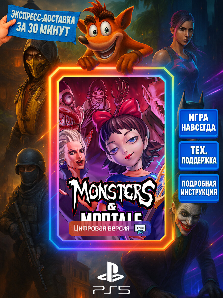 Dark Deception: Monsters & Mortals PS5 | Моментальная доставка | Английский язык | Ужасы