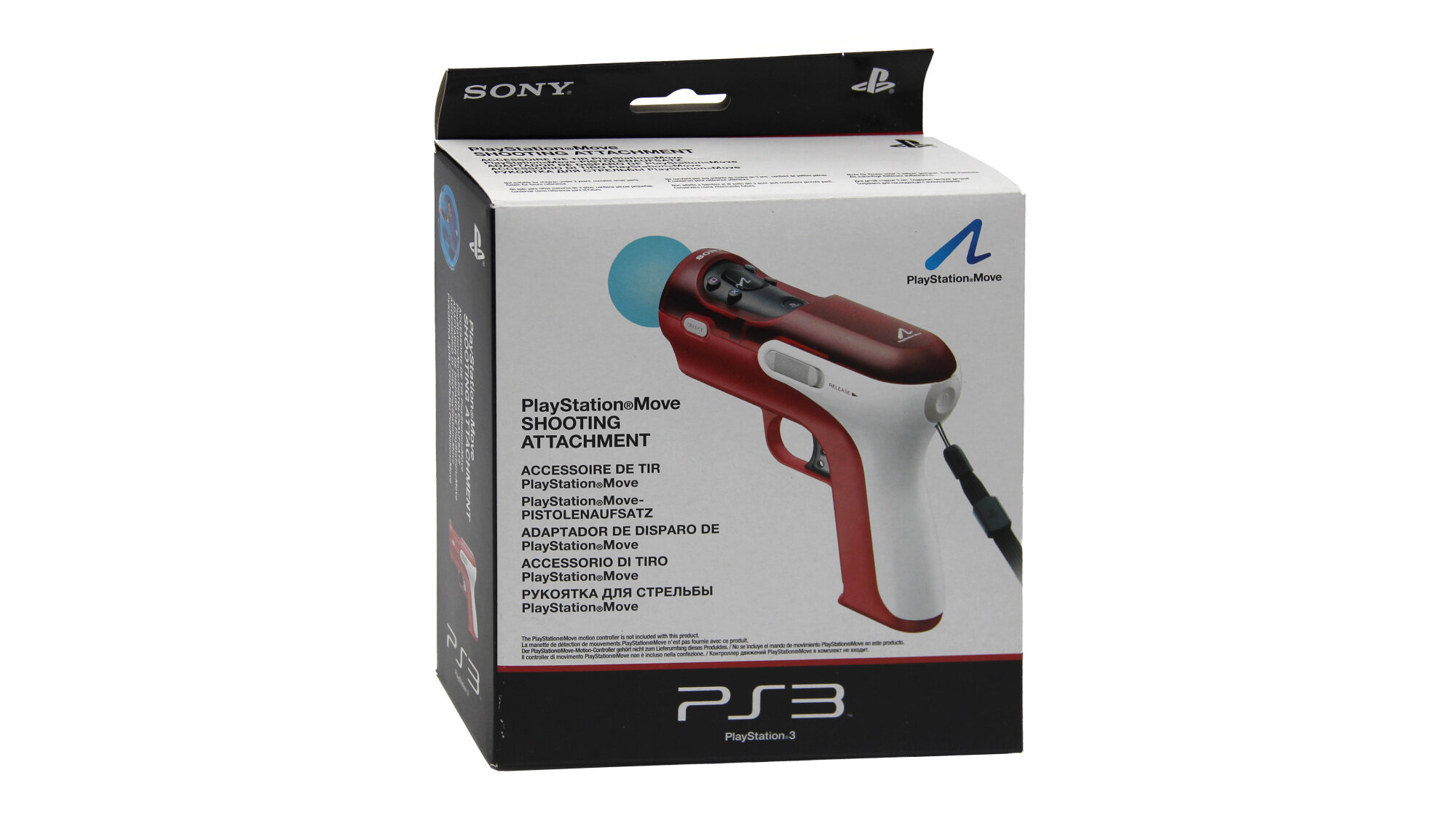 Пистолет-рукоятка для PS Move (PS Move Shooting Attachment) для PS3 (Новый)