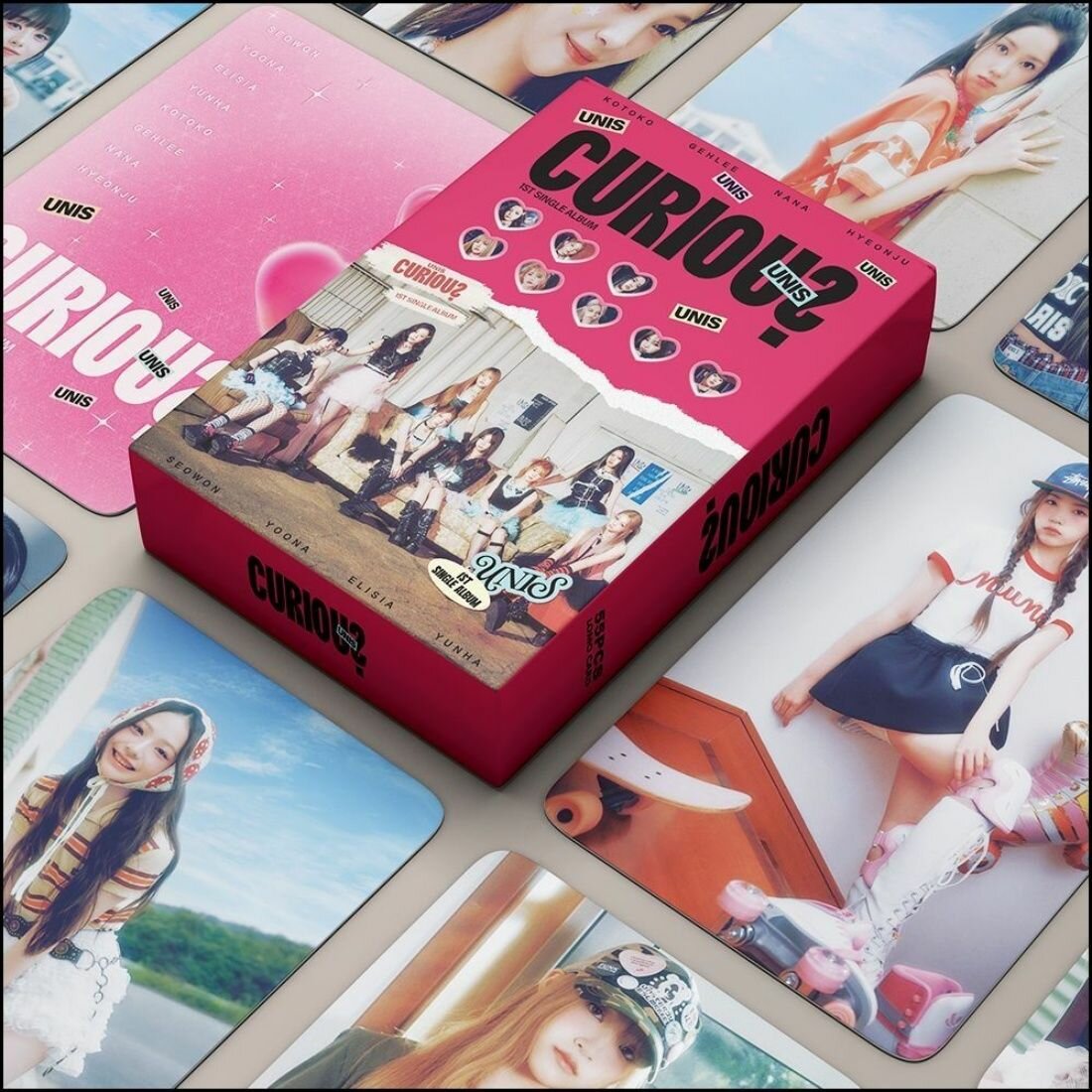 Эксклюзивный фотоальбом 2024 с коллекцией из 55 LOMOкарточек CURIOUS, посвященный KPOP мерчу и фанпостерам