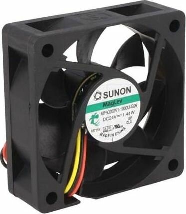 Вентилятор SUNON MF60202V1-1000U-G99 24В DC 60x60x20мм подшипник Vapo 38,87 куб. м/ч 33,5 дБА