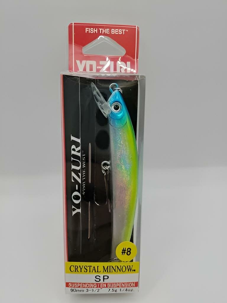 Воблер Yo-Zuri Crystal Minnow 90mm, 7,5g, suspending, 0.7-1.0m