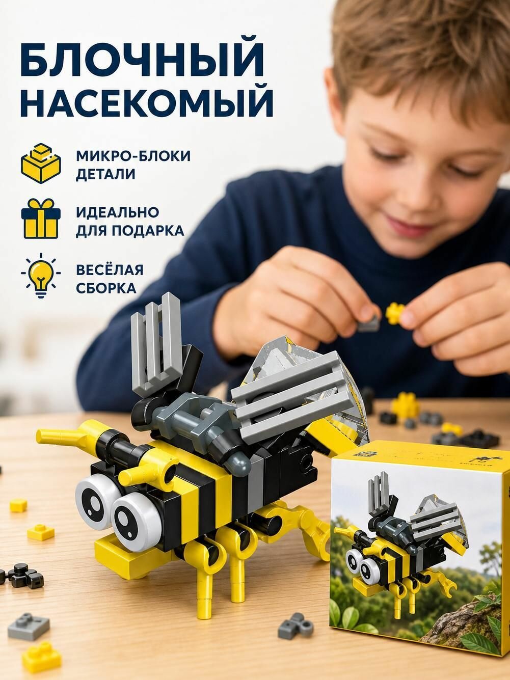 3Д Конструктор . Коллекционный конструктор для детей 6+