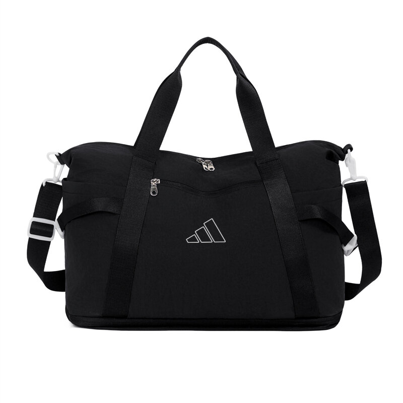 Сумка Adidas, сумка через плечо, большая емкость, многокарманная.