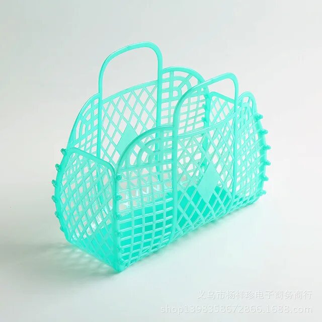 Складная корзина для белья L 35.5x15x30cm, Green