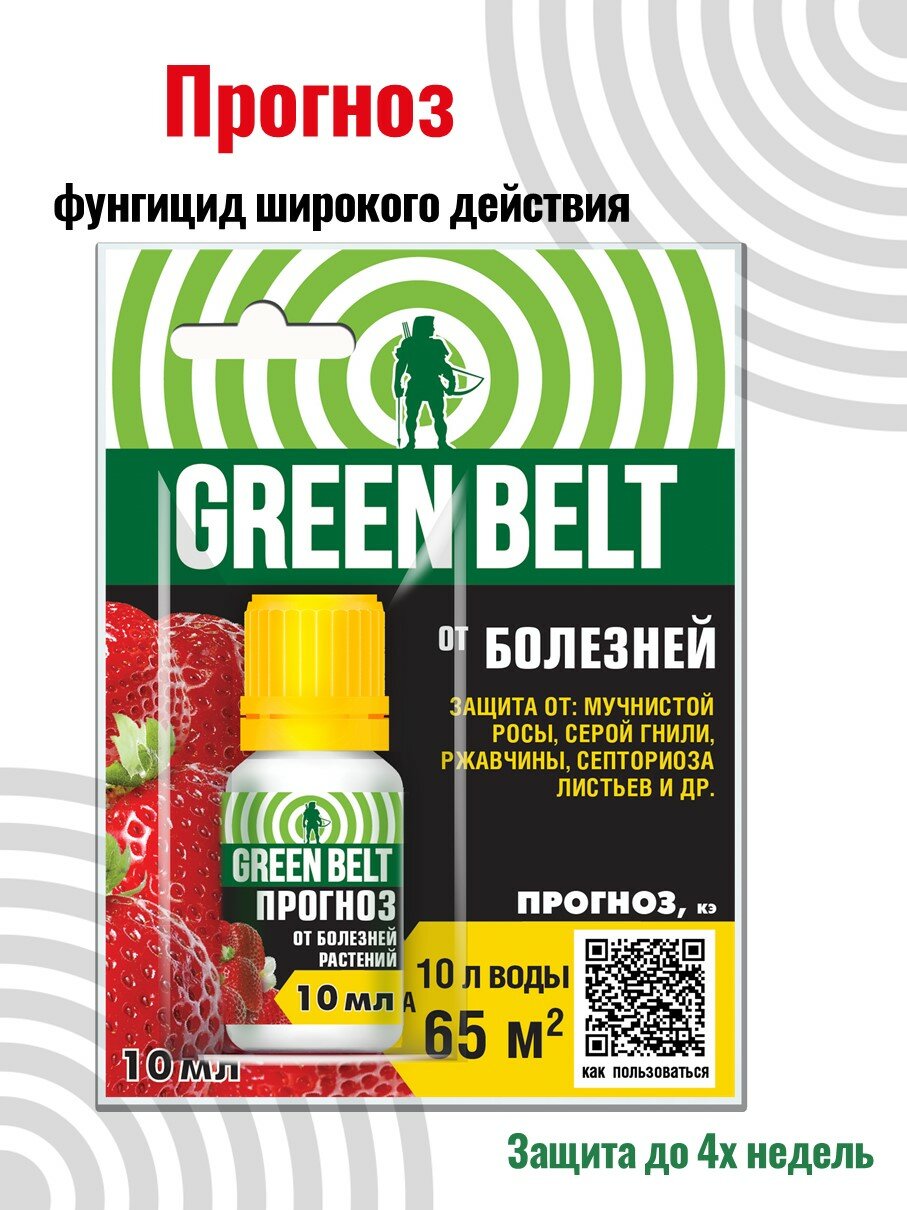 Фунгицидное средство от мучнистой росы "прогноз" GREEN BELT, 10 мл
