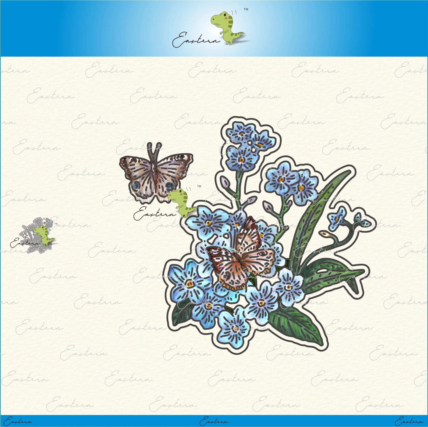Пресс-формы металлические для скрапбукинга, цвет: Matching color paper