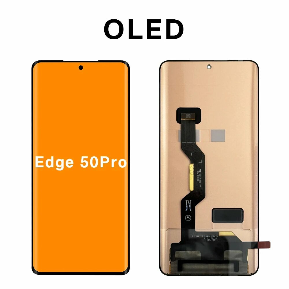 6,7-дюймовый P-OLED-дисплей для Motorola Edge 50/50Pro, ЖК-дисплей, дигитайзер Edge50Pro OLED No F