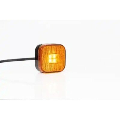 Фонарь габаритный FRISTOM FT-027 Z LED Universal жёлтый LED с проводом 2x075 мм 12В- 30В