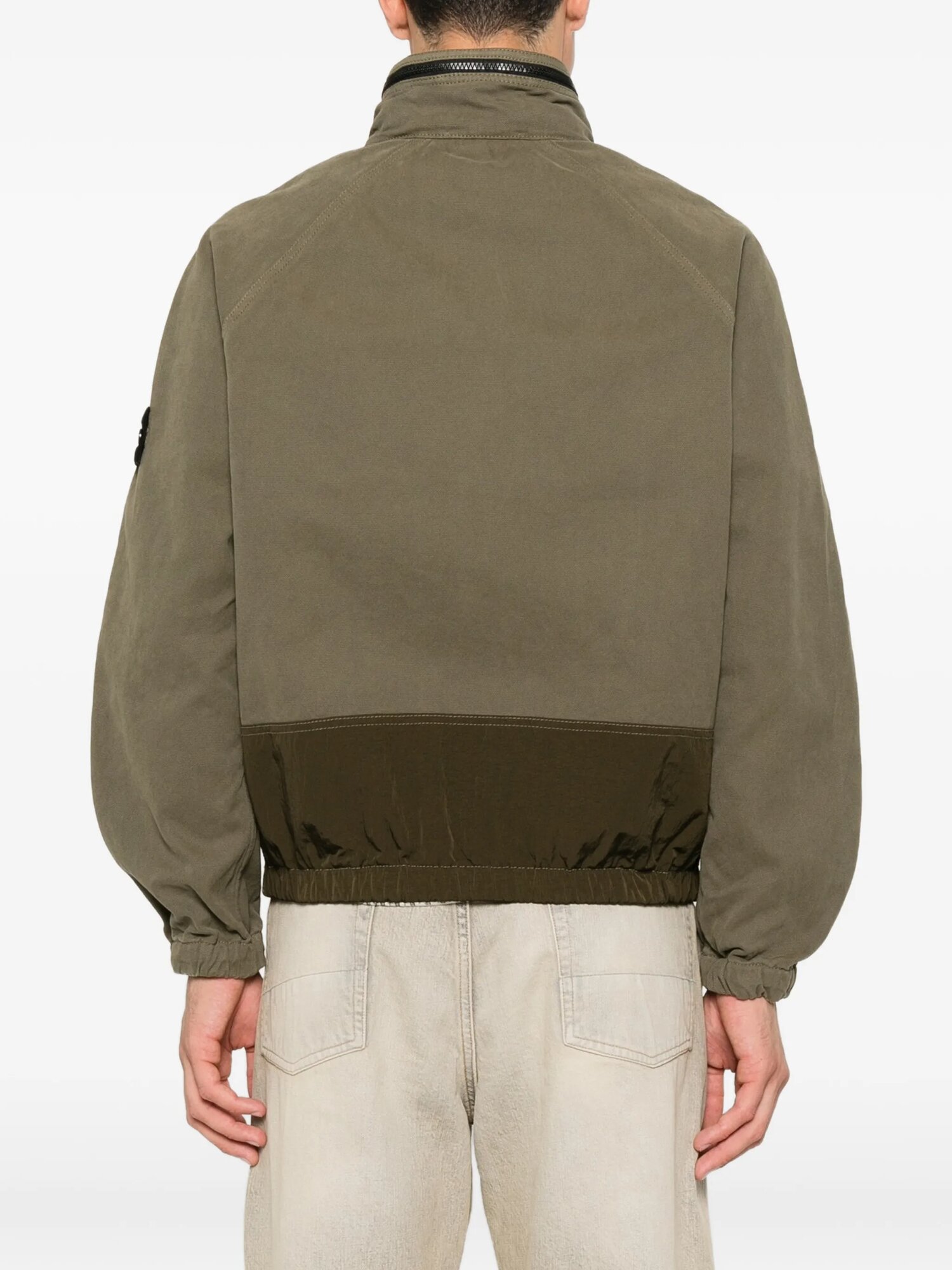 Куртка Stone Island Logo-patch panelled jacket, размер L — фото 1