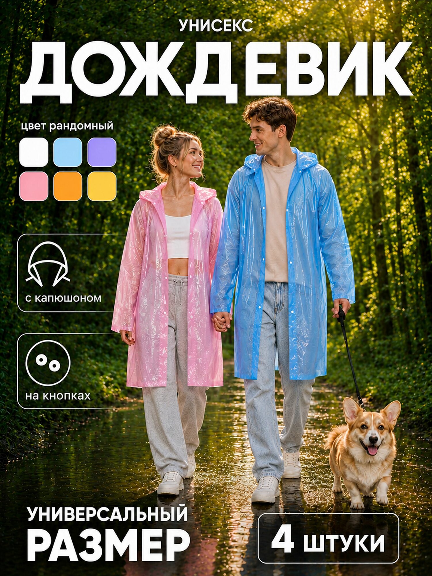Плащ-дождевик Базовая коллекция