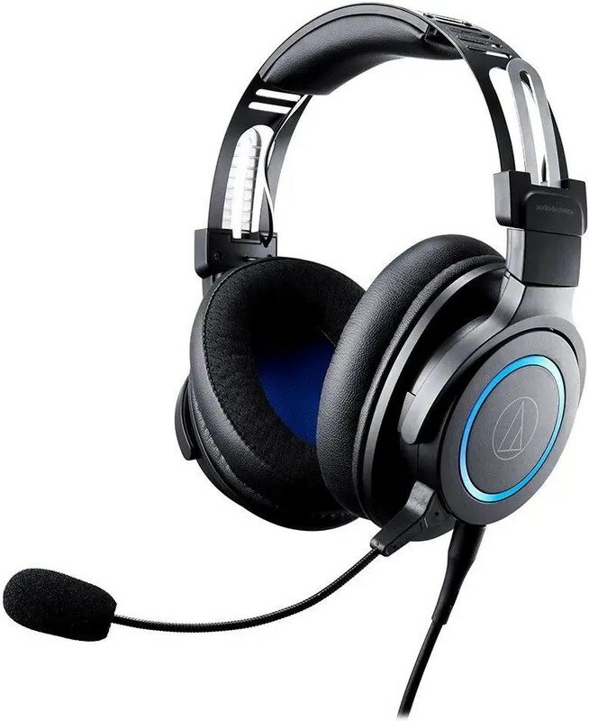 Наушники игровые Audio-Technica проводные, накладные, 3.5мм, 40кГц 80000808