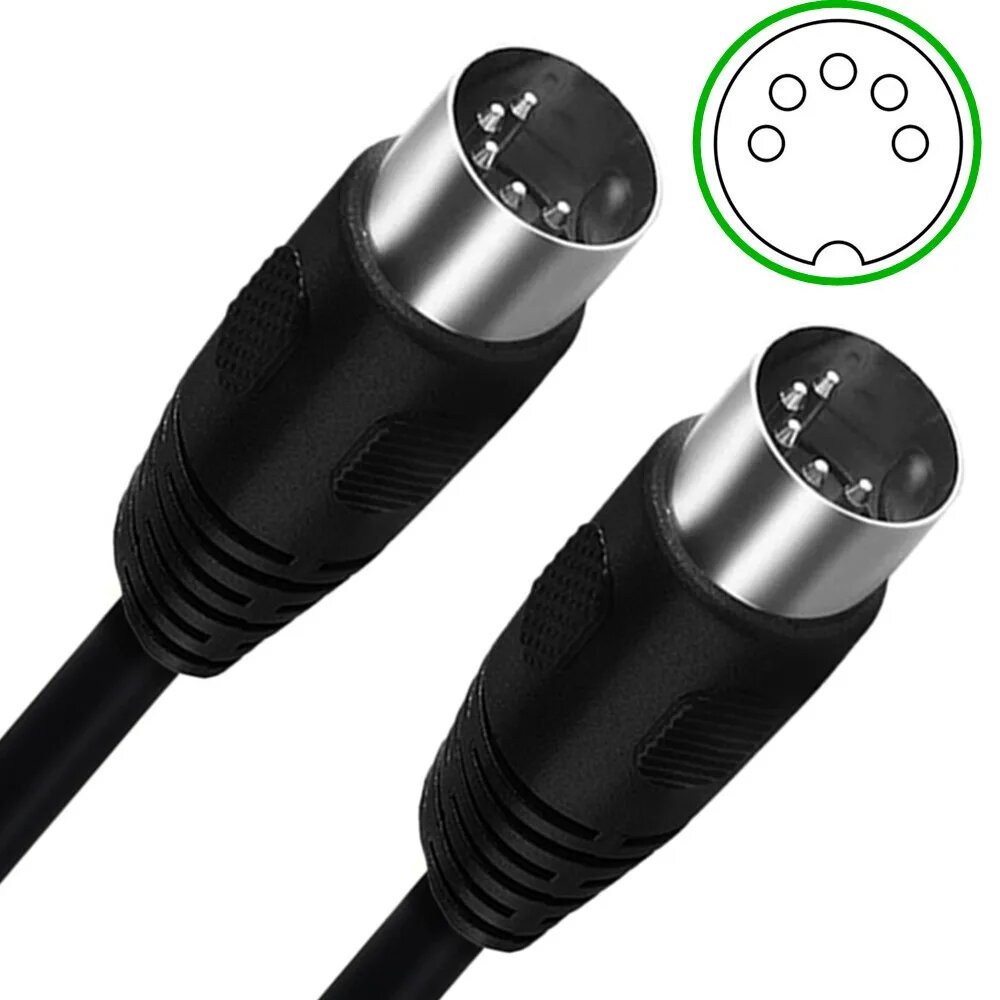 MIDI адаптер кабель, 1.5 м