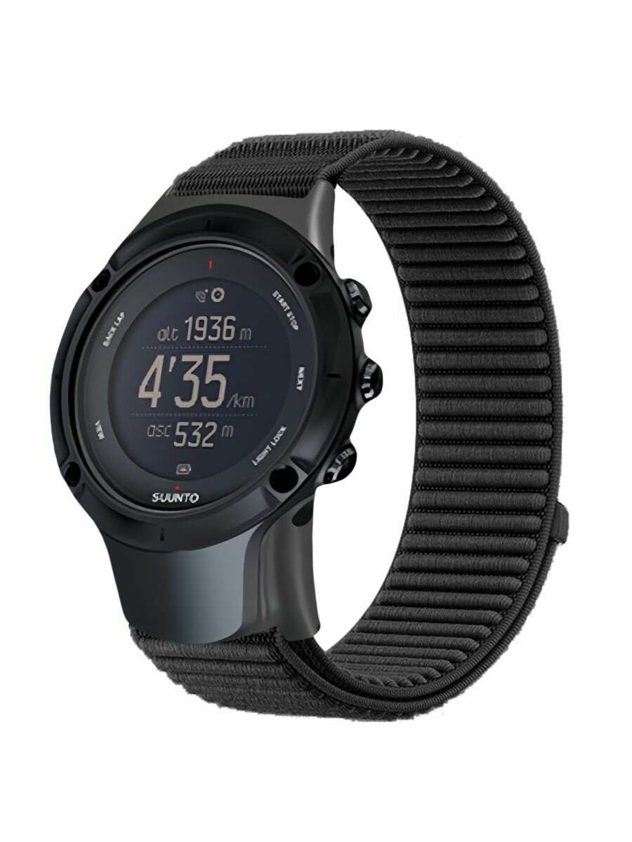Нейлоновый ремешок для 22мм смарт-часов Suunto Ambit 1, 2/ 2S/ 2R/ 3 Sport/ 3 Run, Регулируемый, быстросъемный фитнес браслет, спортивный стиль замена ремешка для Suunto Ambit подходит для 22mm часов ремешок для фитнес браслета