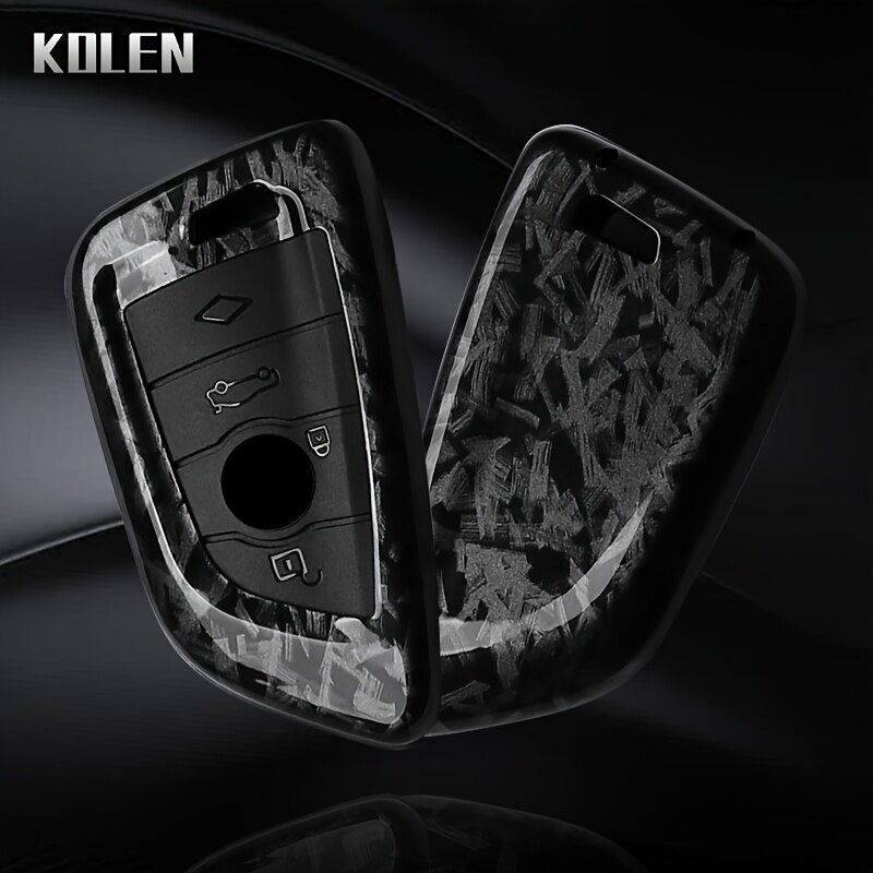 Чехол для ключа автомобиля ABS FCarbon для X1 X3 X5 X6 X7 1 3 5 6 7 Series G20 G30 G11 F15 F16 G01 G02 F48