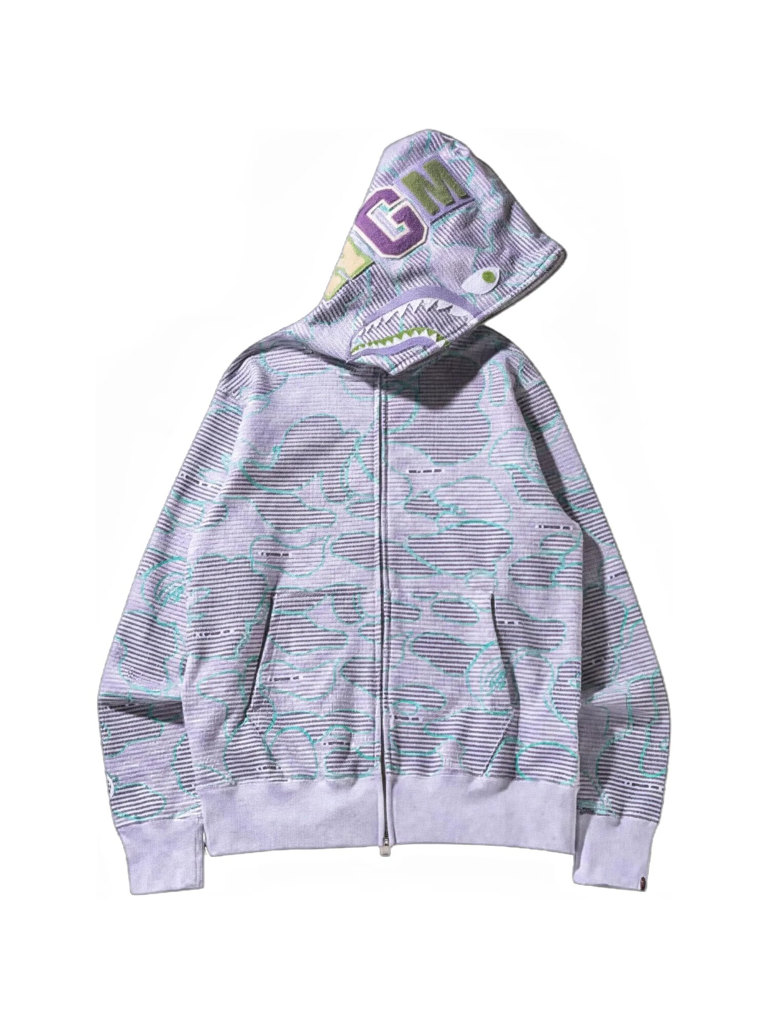 Худи Text Code Camo Shark hoodie