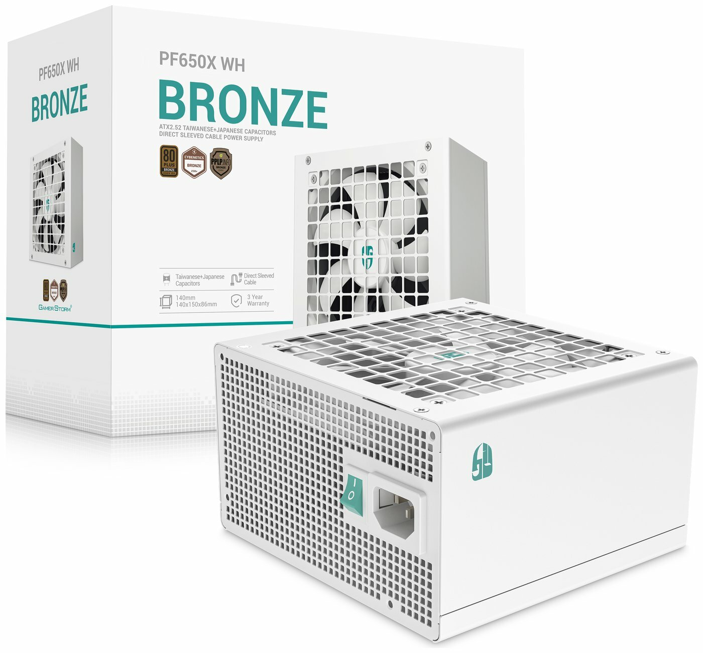 Блок питания Deepcool GAMERSTORM PF650X WH BRONZE