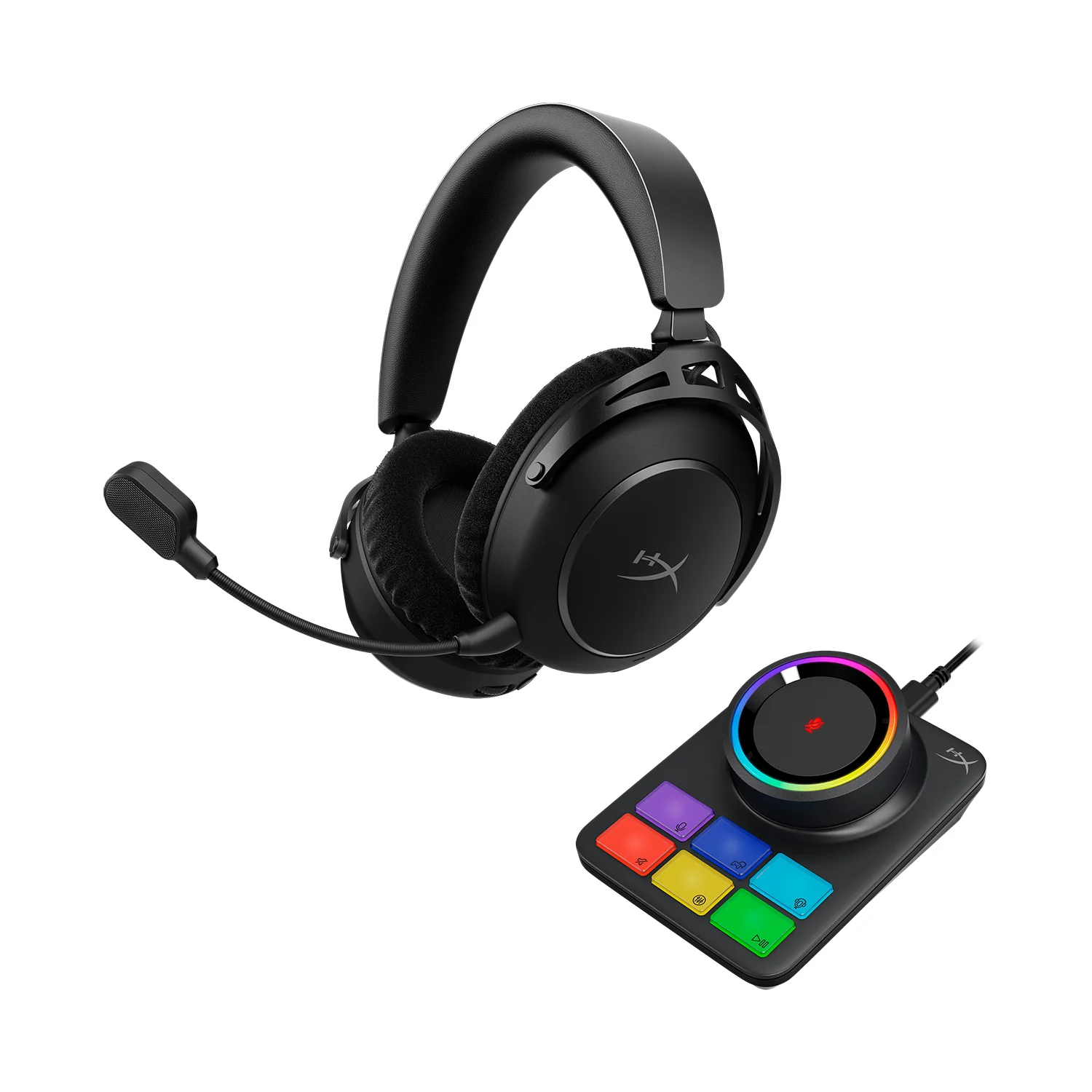 Беспроводные игровые наушники HyperX Cloud Alpha 2 с профессиональным звуком DTS, черные