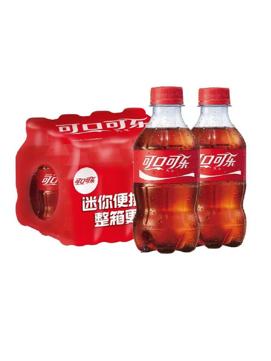 Coca-Cola Напиток газированный лимонад Кола, 0,3 л, 12 шт
