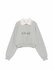 Толстовка Versace Logo-embroidered cropped sweatshirt, размер 40