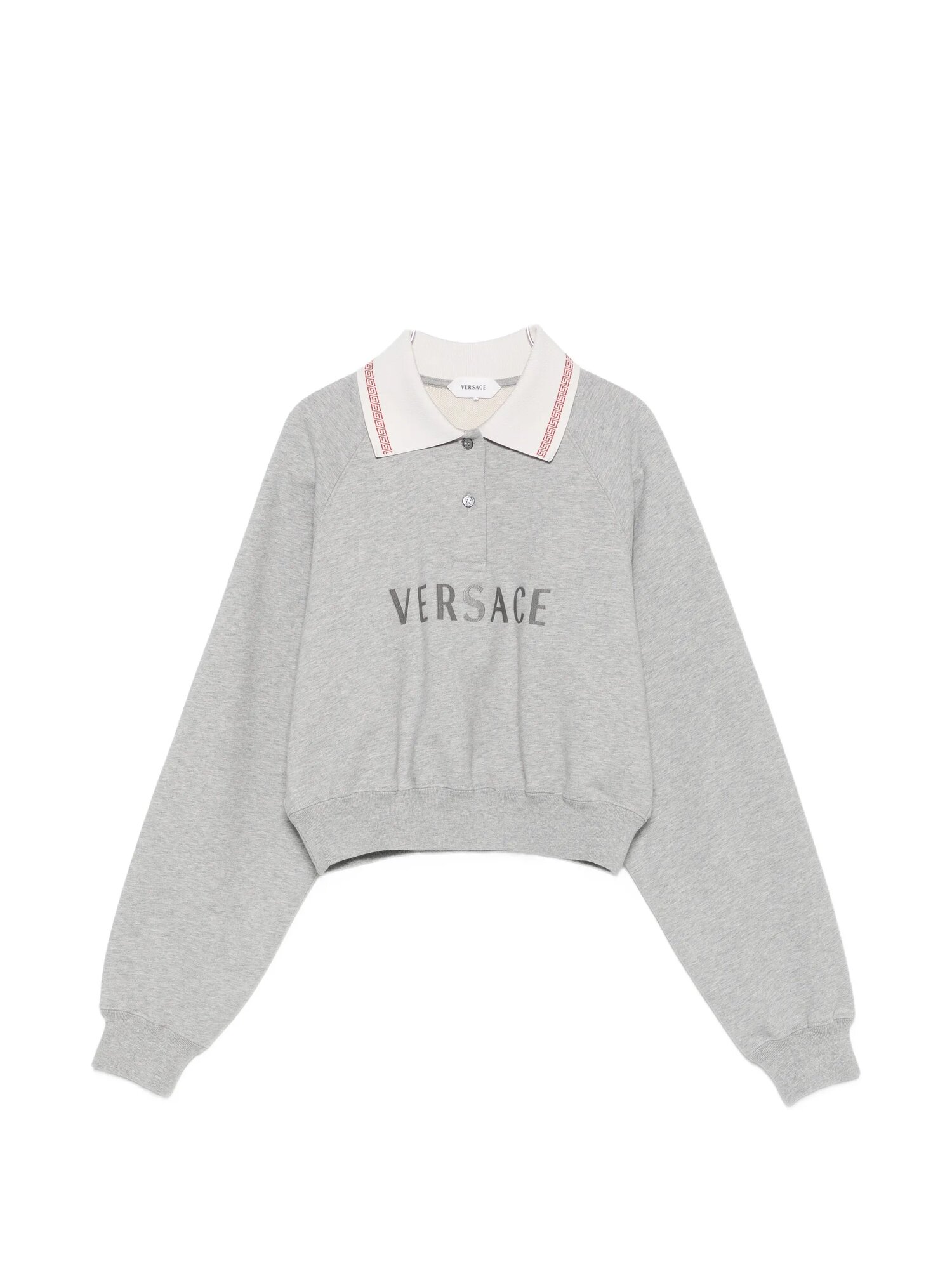 Толстовка Logo-embroidered cropped sweatshirt