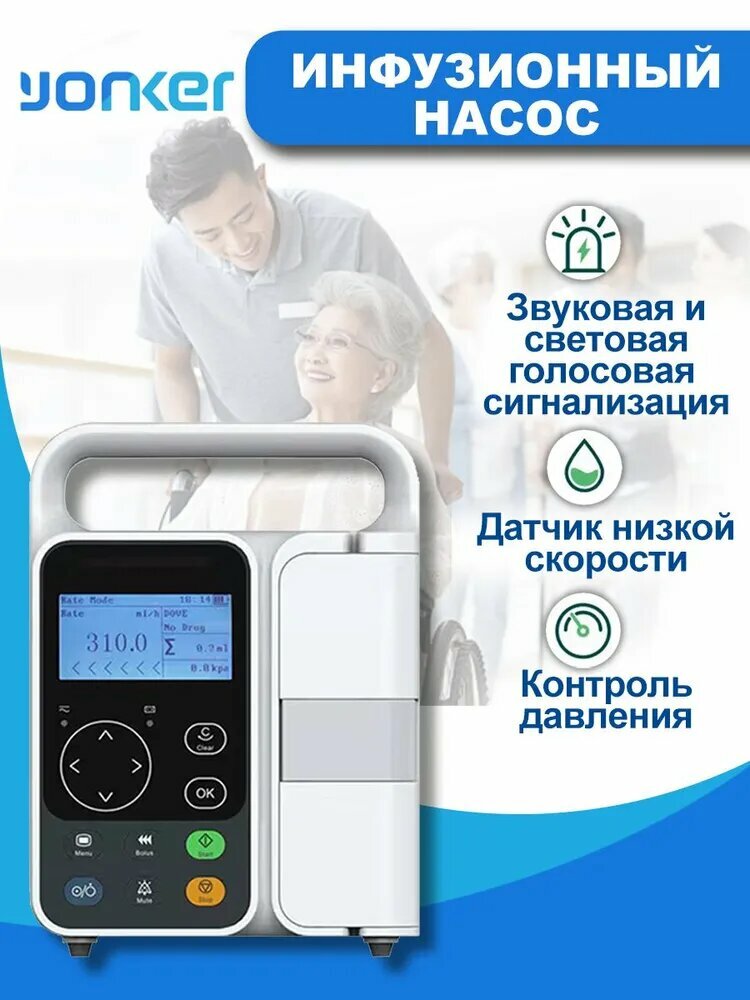 Инфузионный насос YONKER IP3 / Шприцевой насос / инфузомат